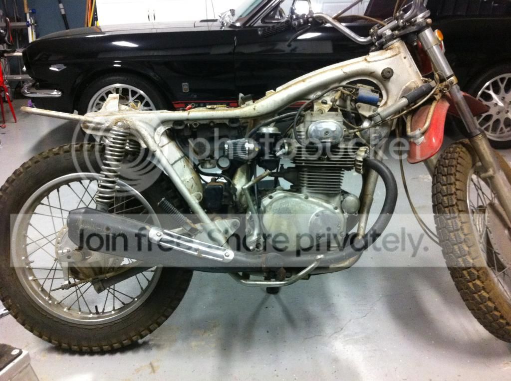 First Bike - SL350 - Wee Beastie (LOADS OF PROGRESS) | Honda Twins