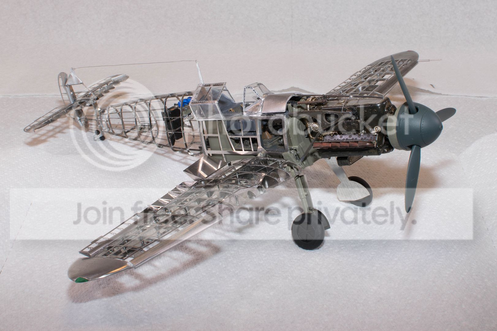 Bf-109 F Fine Structure 1/32 - Ready for Inspection - Large Scale Planes