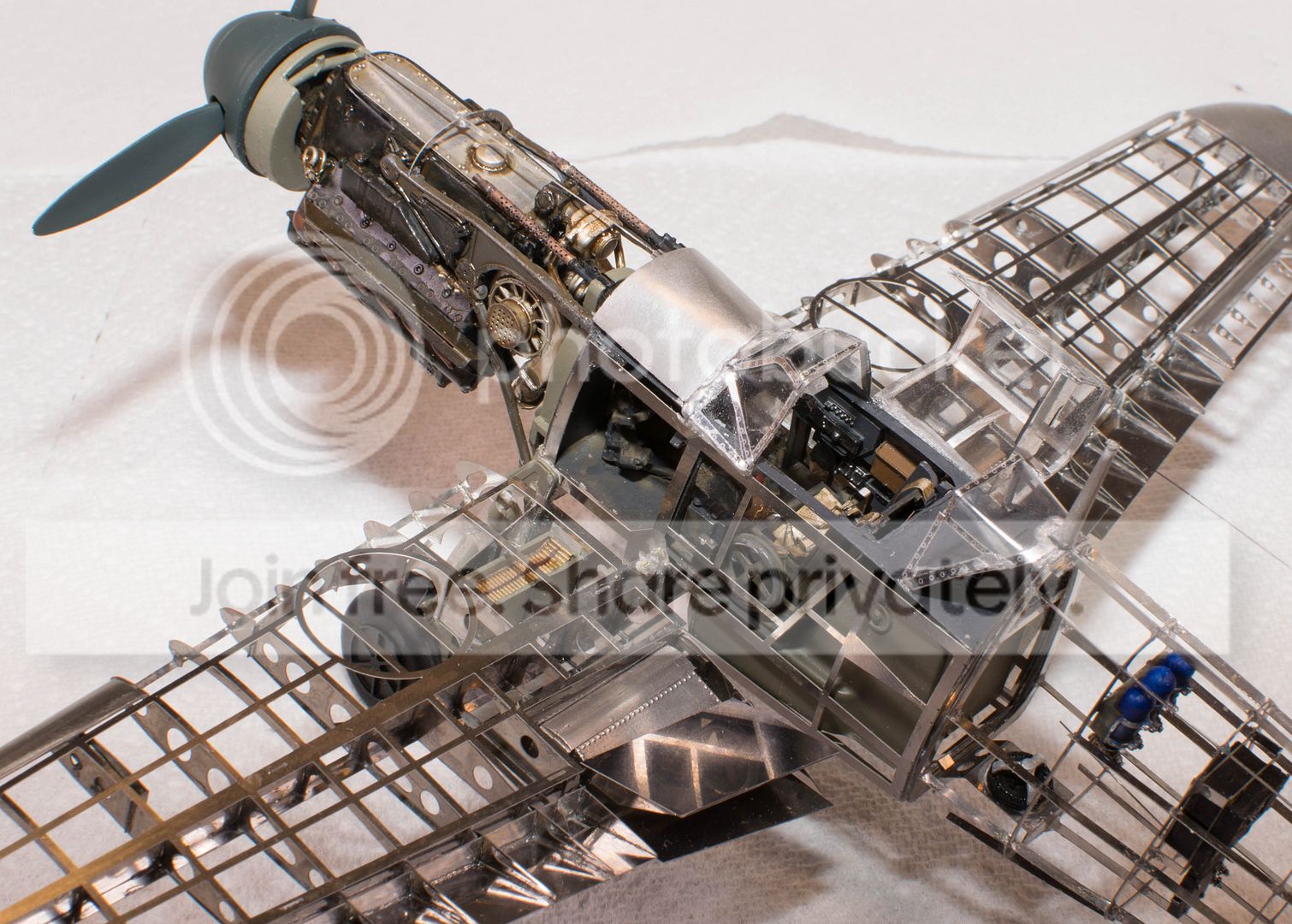 Bf-109 F Fine Structure 1/32 - Ready for Inspection - Large Scale Planes